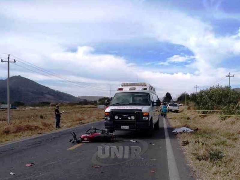 Motociclista Fallece En Choque Sobre Carretera Federal 80 En Unión De